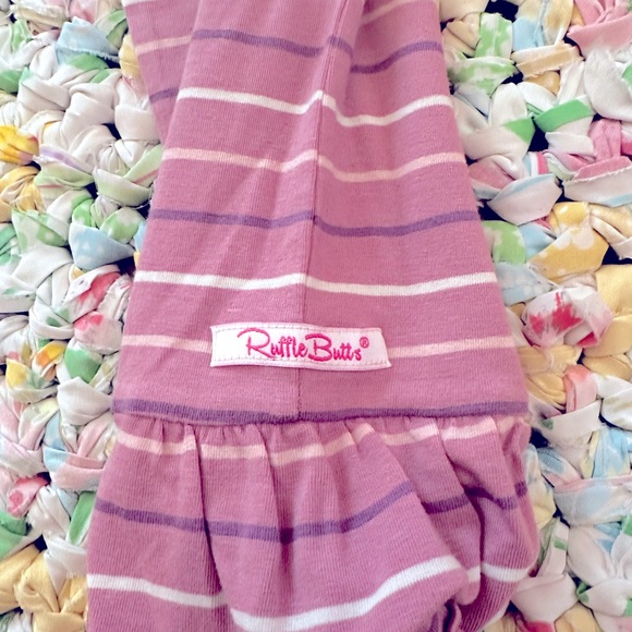 Ruffle Butts | Bottoms | Ruffle Butts Striped Ruffle Pants And Orange ...